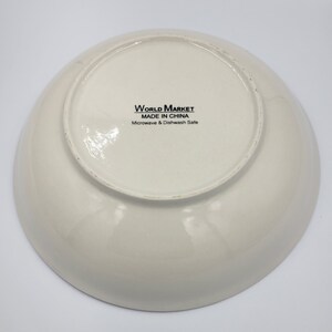 Vintage World Market Pasta Serving Bowl, Favorite Handwritten Pastas ...