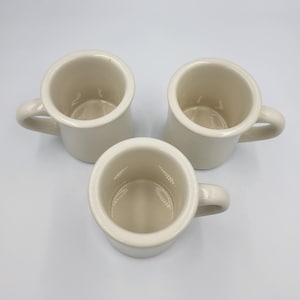 World Ultima China Coffee Mugs, Ivory, Restaurant Ware, Set of 3 ...