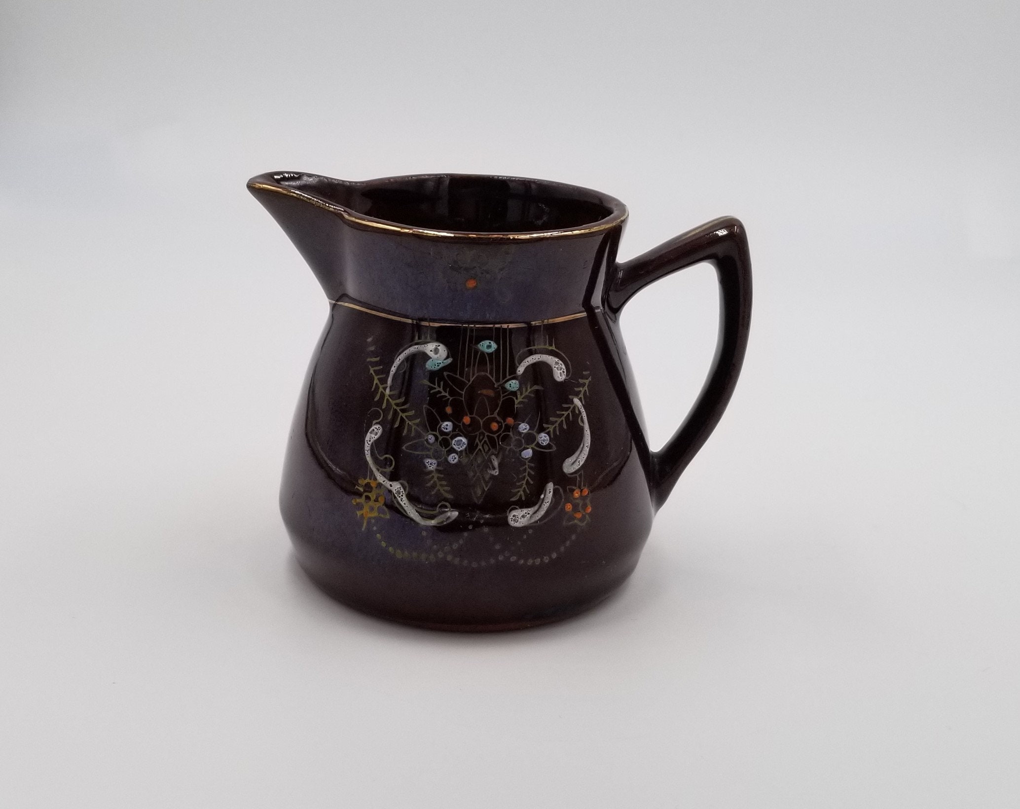 Vintage Red Lusterware Miniature Pitchers or Creamers Made in | Etsy