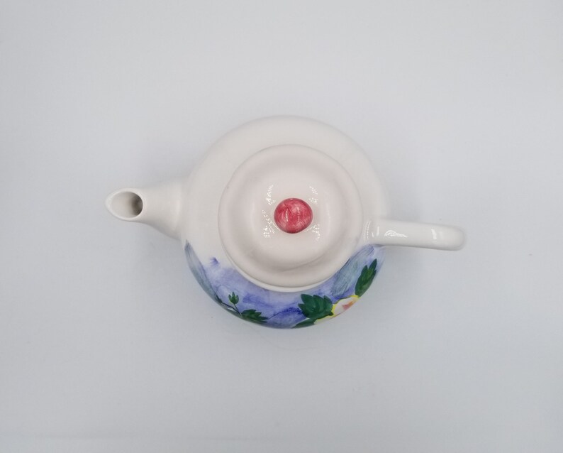 Handpainted Birds and Bloom Teapot | Etsy