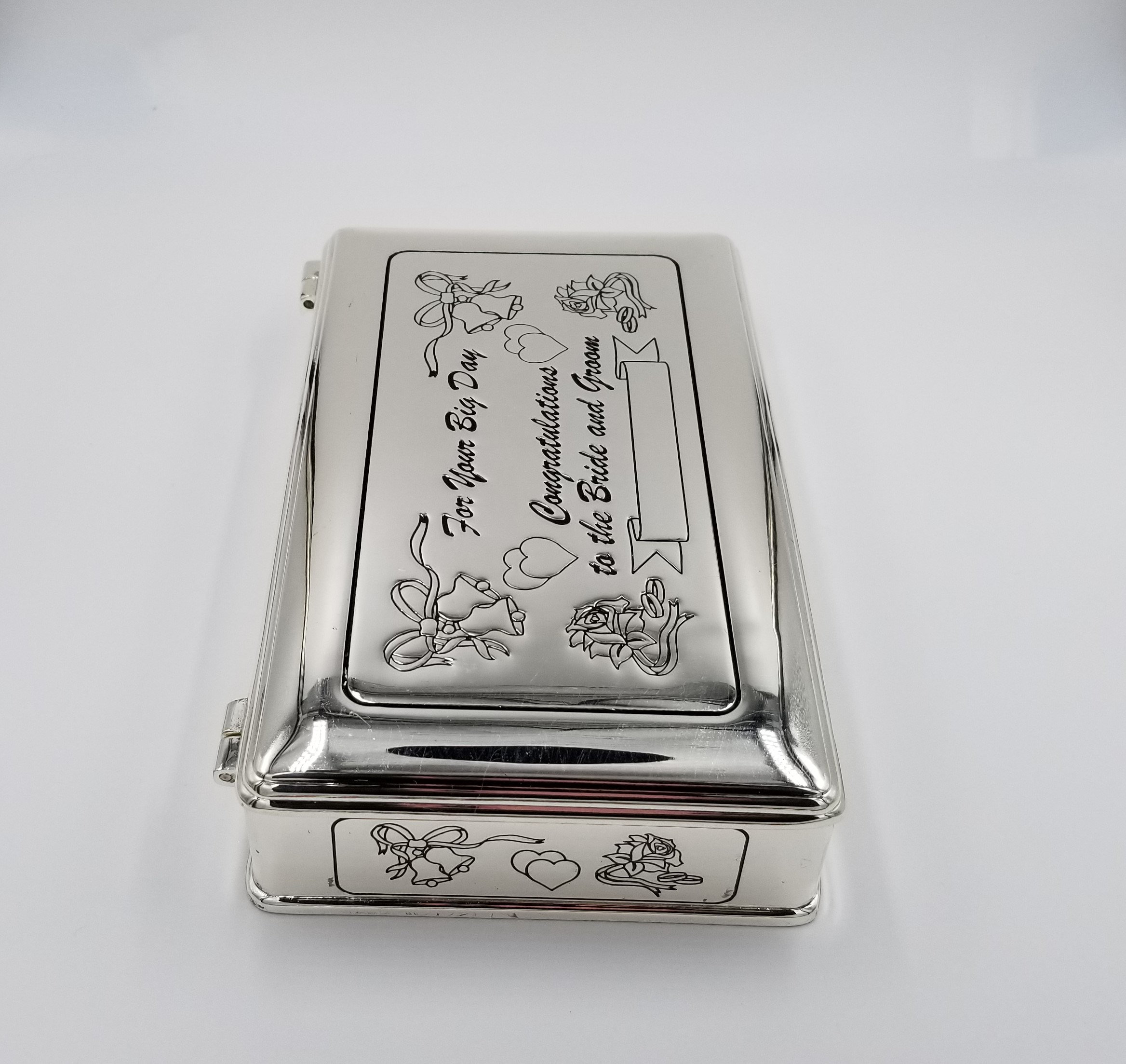 Engravable, Wedding Silver Keepsake Box - Etsy