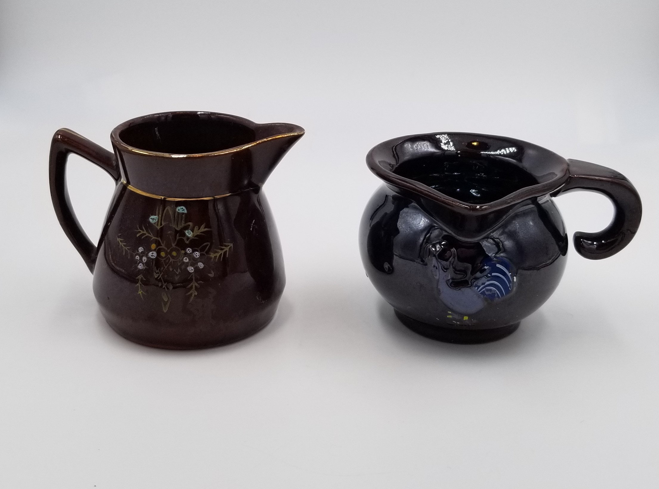 Vintage Red Lusterware Miniature Pitchers or Creamers Made in | Etsy