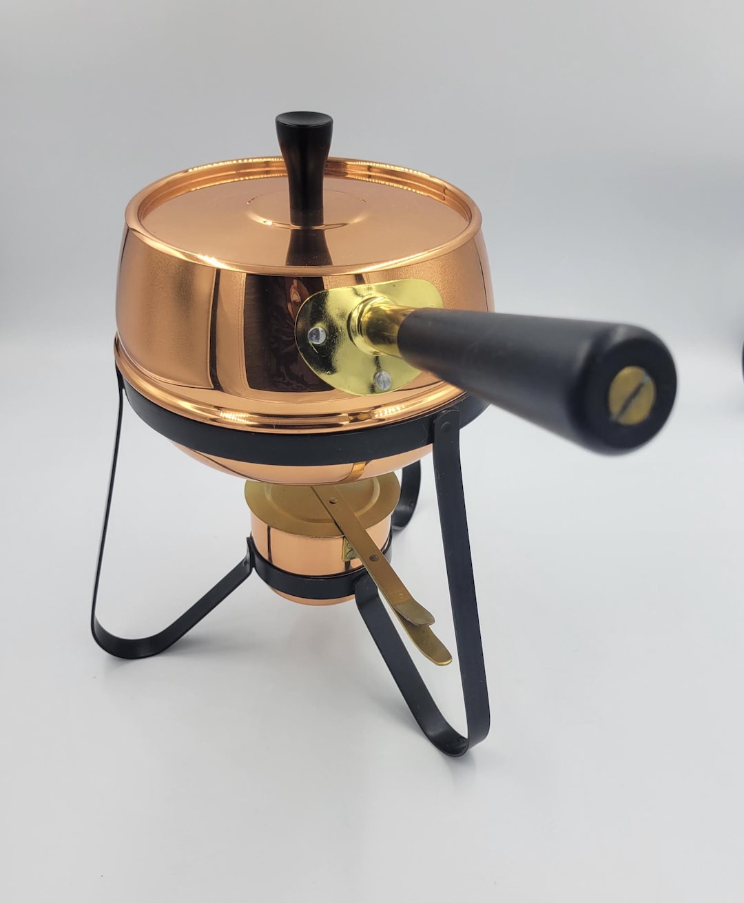 Coppercraft Guild Copper Fondue Pot Set, Chafing Dish, With Sterno ...