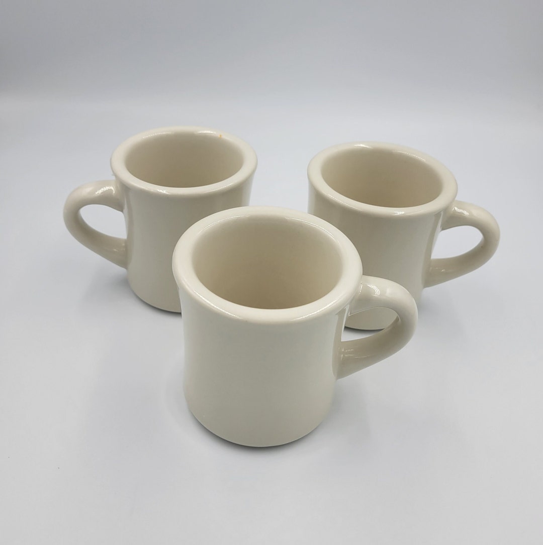 World Ultima China Coffee Mugs, Ivory, Restaurant Ware, Set of 3 ...
