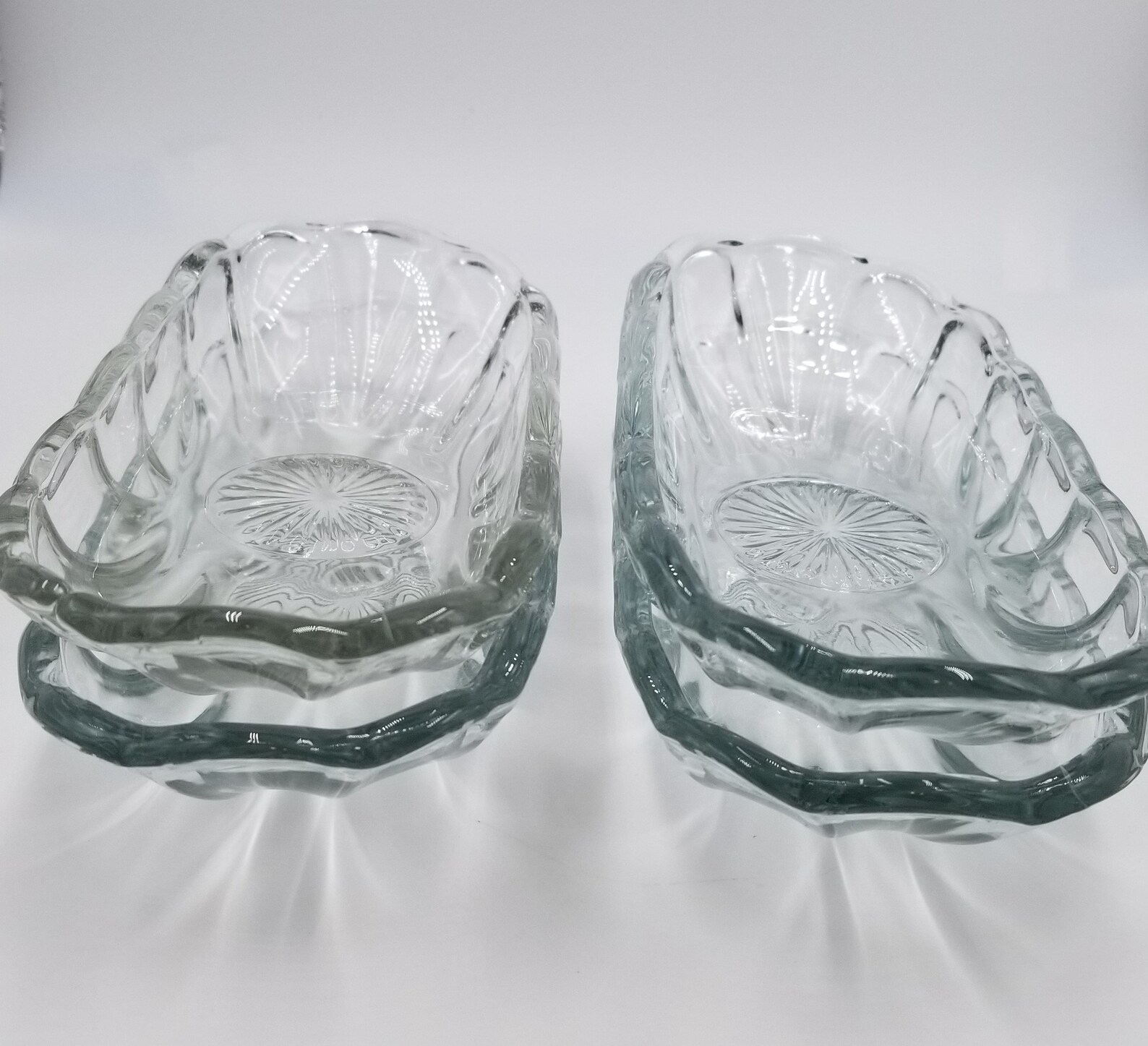 Vintage Anchor Hocking Banana Split Glass Dish Clear Ice - Etsy