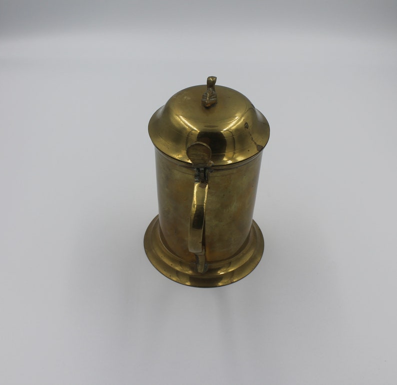 Vintage Enesco Imports Corp. Solid Brass Tankard Beer Stein - Etsy