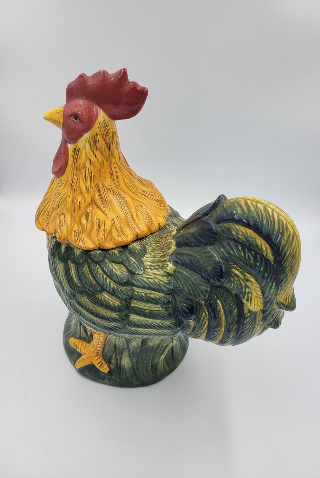 HOME Rooster Cookie Jar, Country Decor, Farmhouse Decor, Treat Jar - Etsy