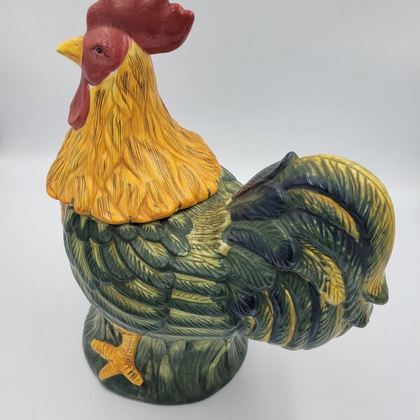 Rooster Cookie Jar - Etsy