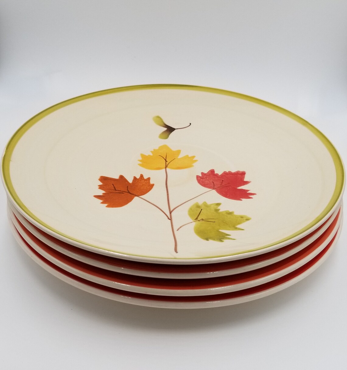 Gibson Everyday and JR2 Ceramic Dinner Plates Fall Colors | Etsy