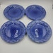 Vintage Chance Etched Glass Set of 3 Etched Glass Plates, Glass ...