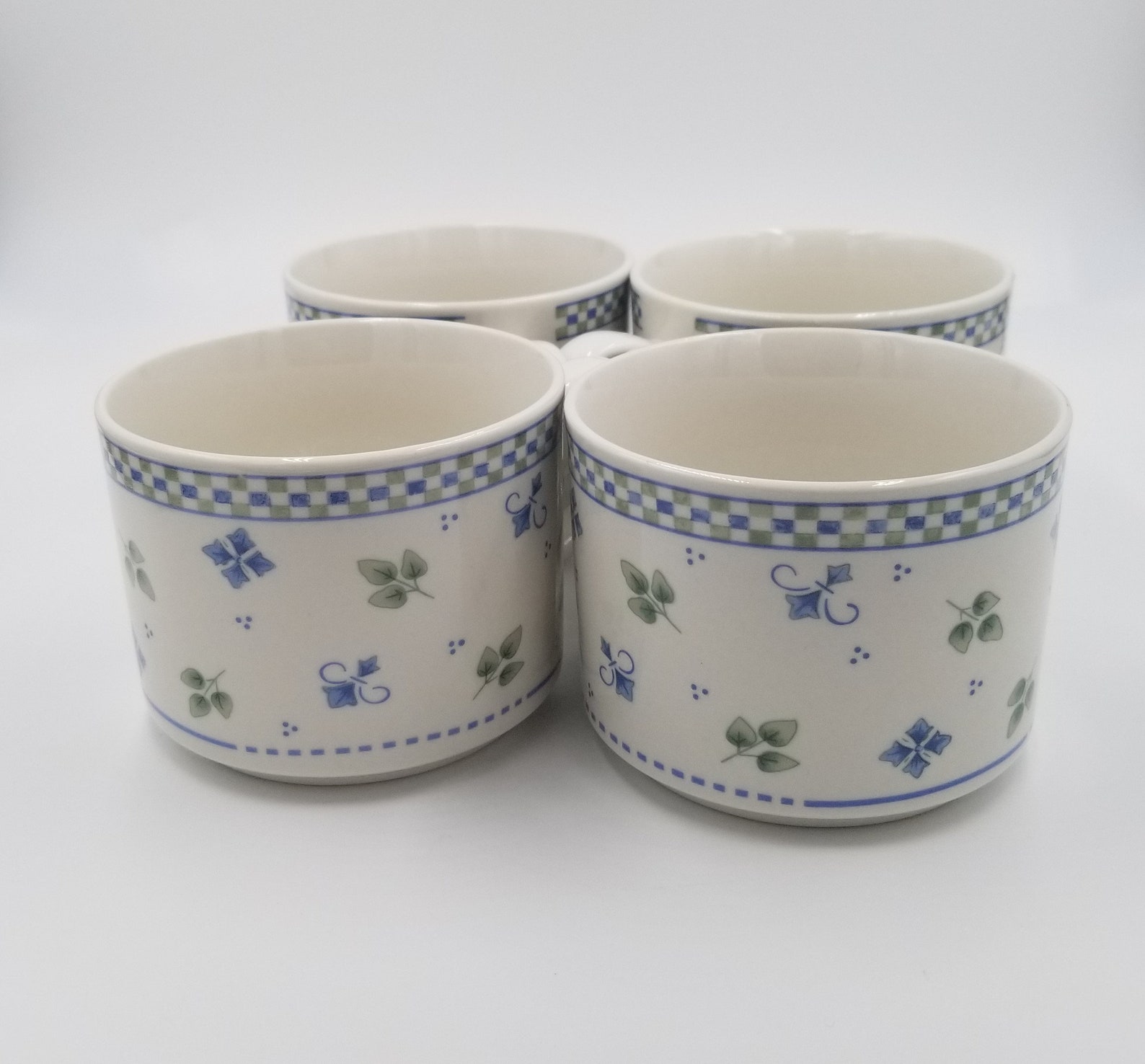 Sango Coffee Cups and Saucers "sabrina" Pattern, Set of 4 - Etsy