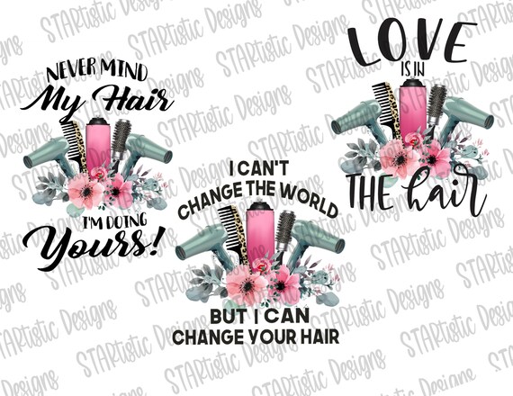 Hairstylist Hairdresser Love is in the Hair Hair Images - Etsy