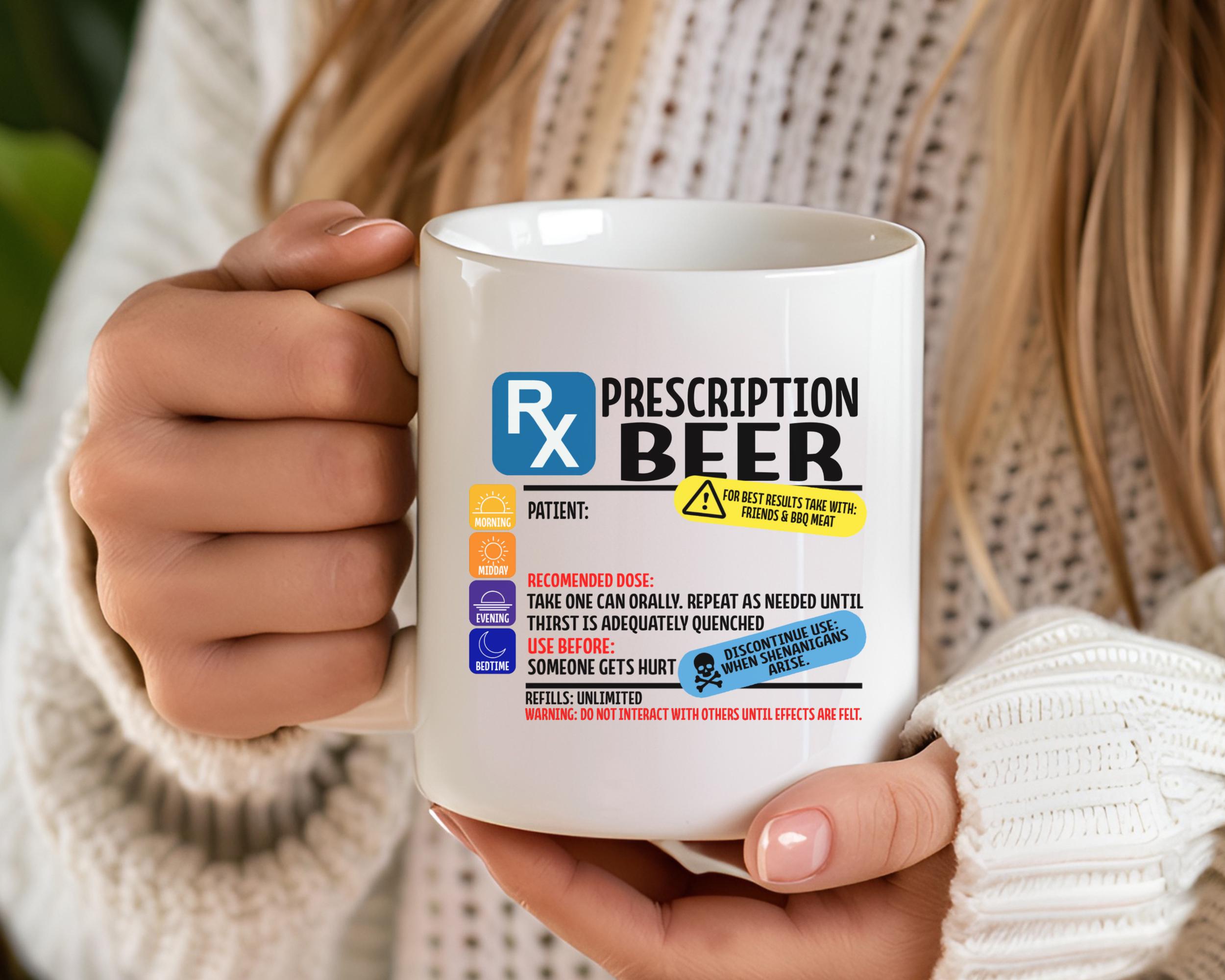 Prescription Label PNG Bundle, Funny PNG Bundle, Drinking Clipart ...