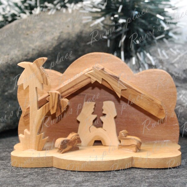 Wood Nativity Scene - Etsy
