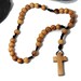 Olive Wood Beaded Rosary From Jerusalem the Holy Land - Etsy
