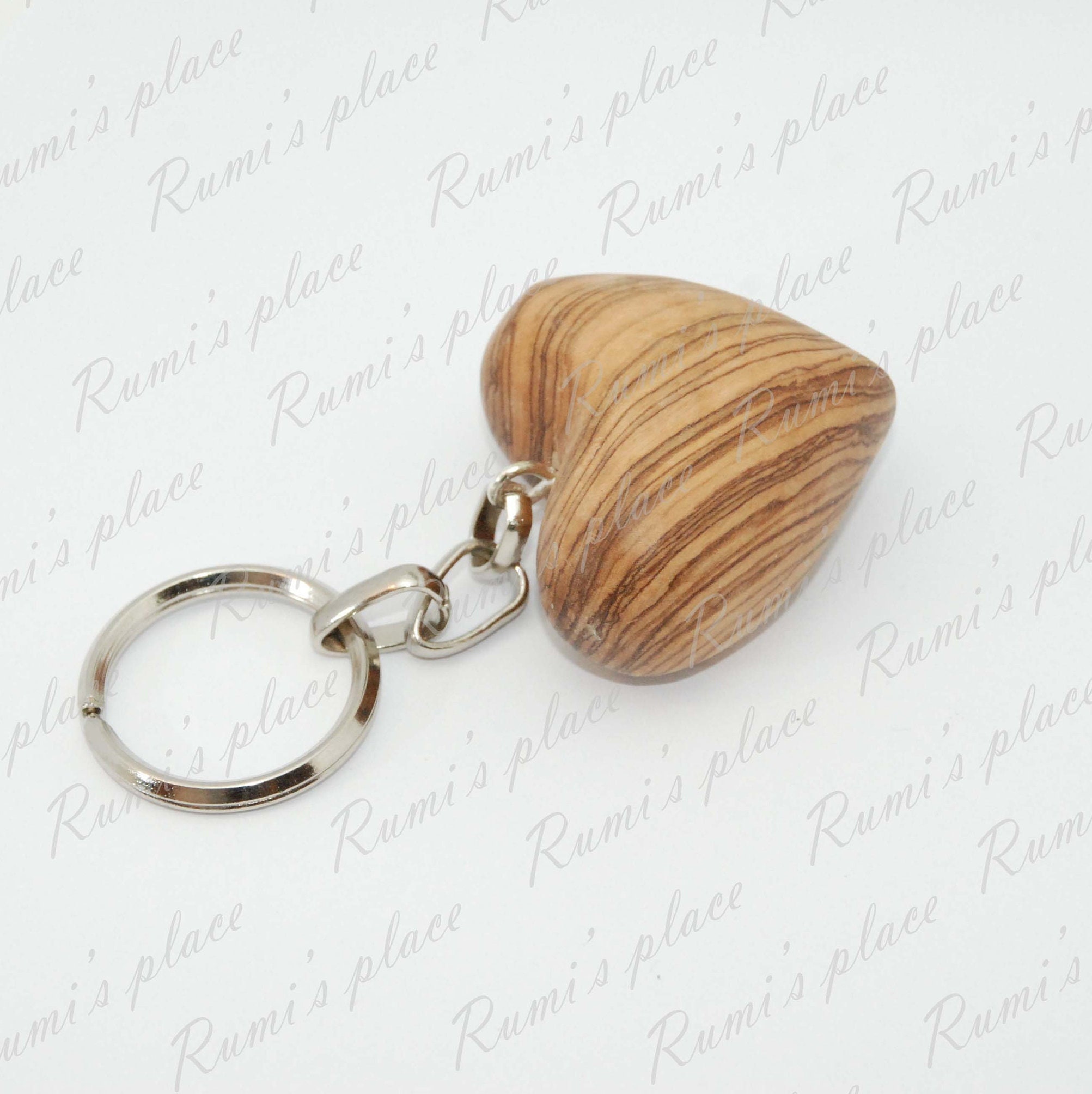 Olive Wood Heart Figure Key Holder From the Holy Land - Etsy