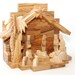 Carved Olive Wood Nativity Set Faceless Figures Christmas Gift Nativity ...