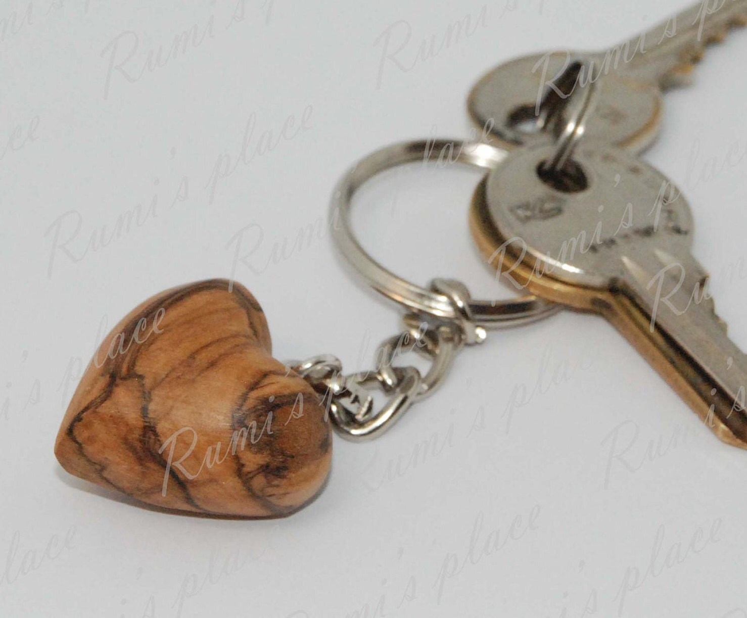 Olive Wood Heart Figure Key Holder From the Holy Land - Etsy
