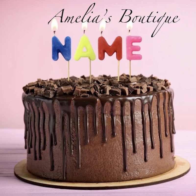 Alphabet Candle - Etsy UK