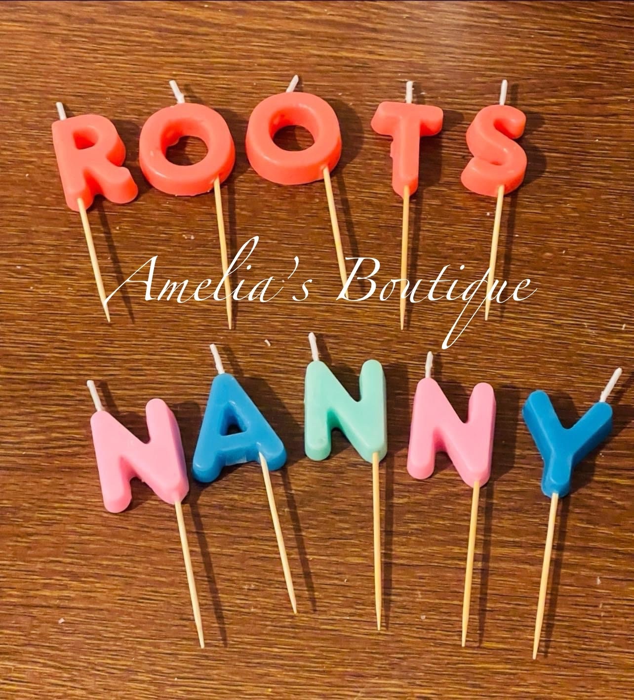 Candle Name Birthday Letters , Party. - Etsy