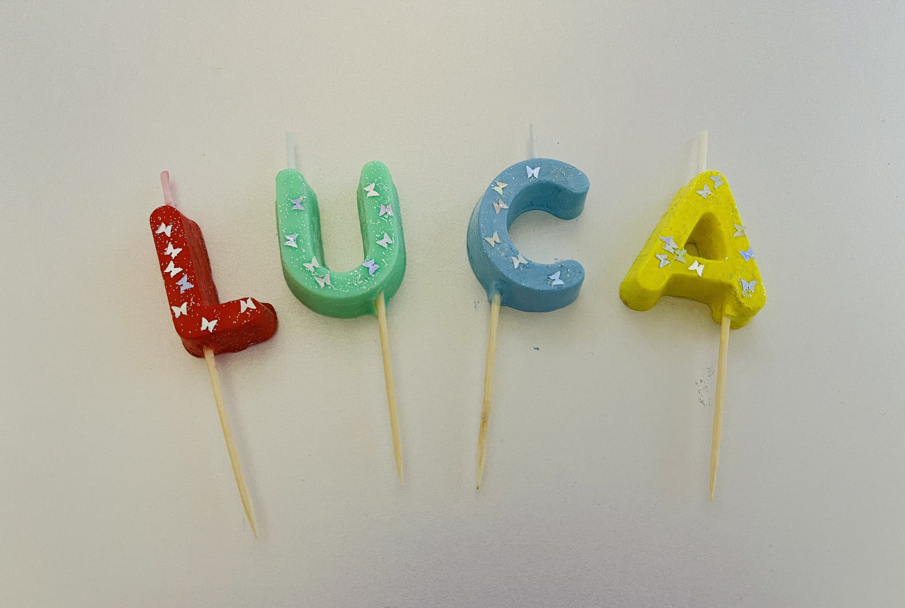 Candle Name Birthday Letters Party. - Etsy
