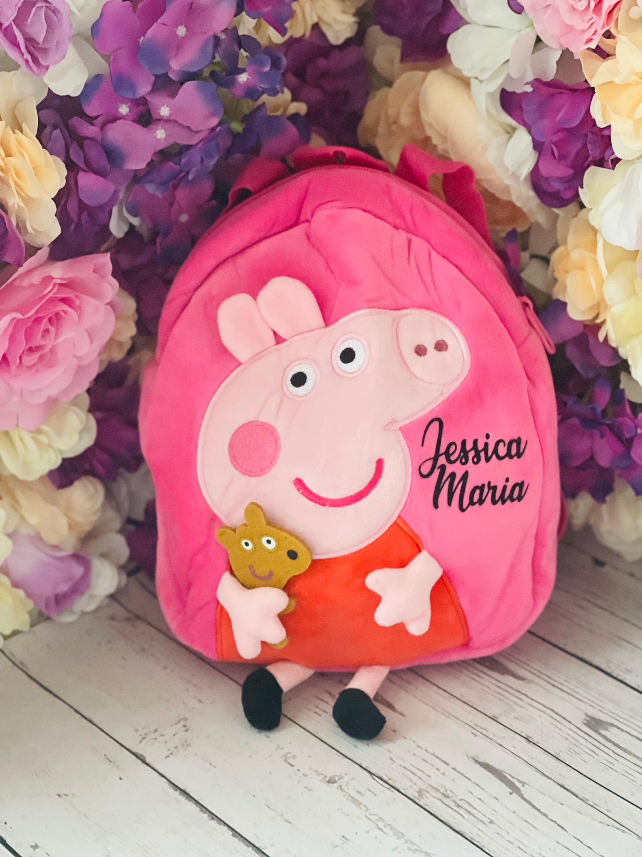 Personalised Pepa Pig Backpack - Etsy