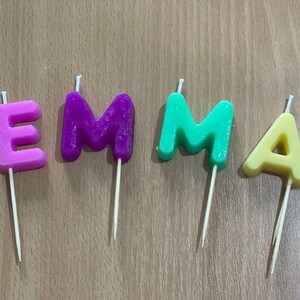 Candle Name Birthday Letters , Party. - Etsy