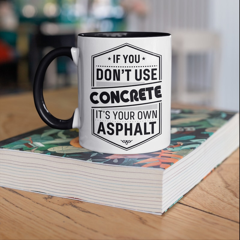 Funny Concrete Mug - Etsy