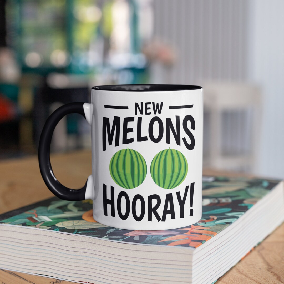 Boob Job Mug, Funny New Melons Coffee Mug , Breast Implants Coffee Mugs ...