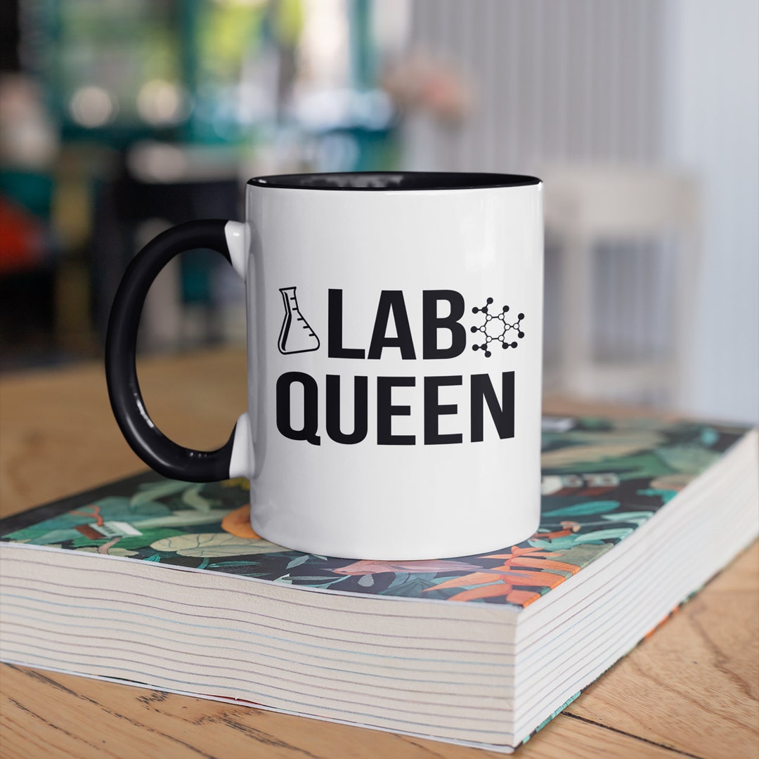 Lab Queen Mug, Female Chemist, Woman Science Teacher, Funny Science ...