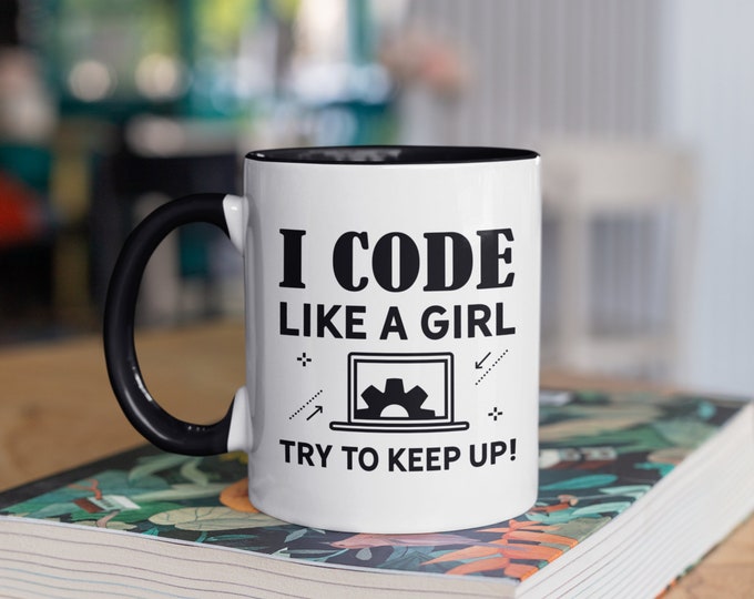 Computer Programmer Cat Funny Mug Computer Coder Pun Nerd - Etsy