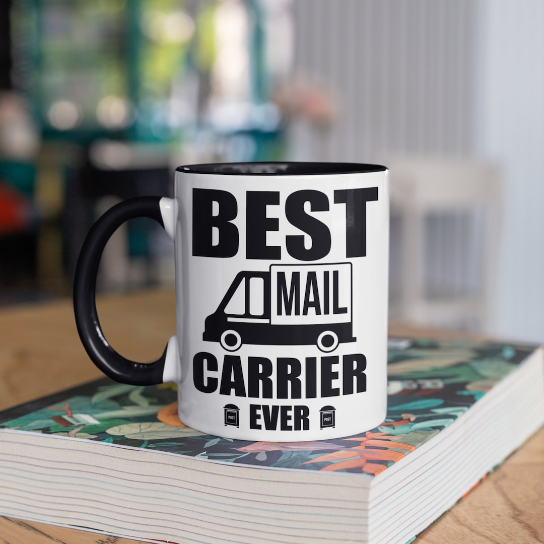Best Mail Carrier Mug, Funny Post Office Mugs, Postal Workers Coffee ...