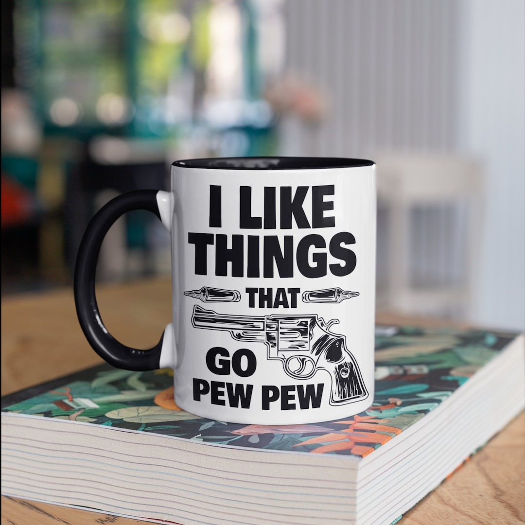 Funny Gun Mug, Gun Lover Coffee Mugs, Guns Tumbler, Travel Mug, Beer ...