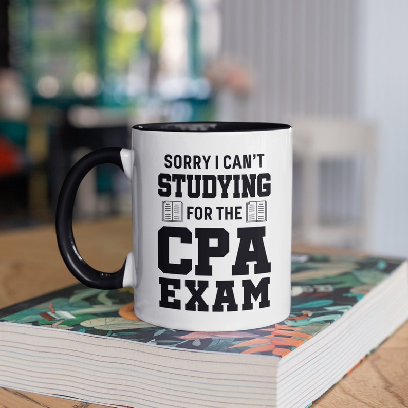 Studying CPA Exam Mug Funny Accounting Mugs Accountant Gift - Etsy