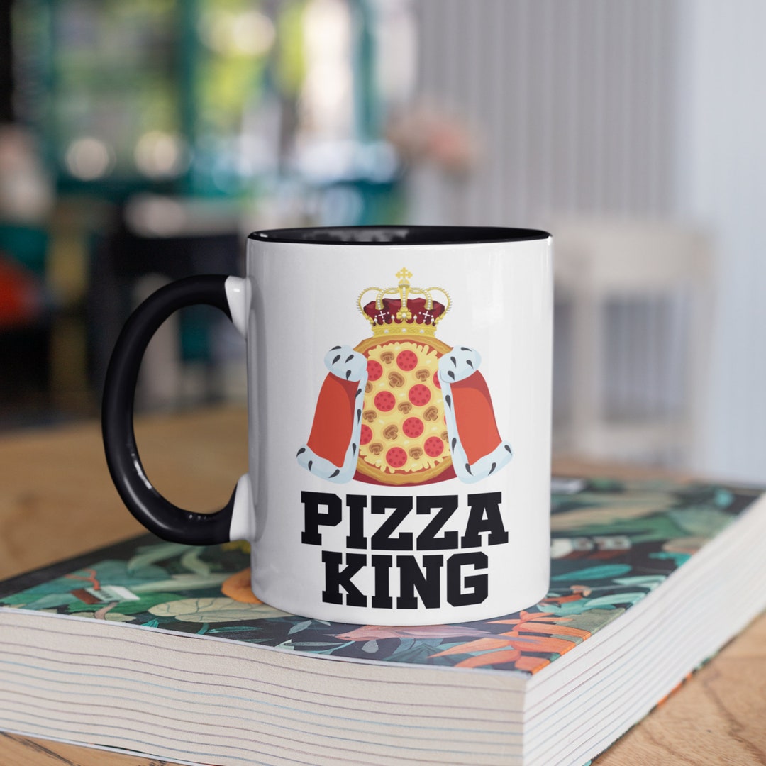 Pizza King Mug for True Pizza Lovers, Tumbler for Pizza Enthusiasts ...