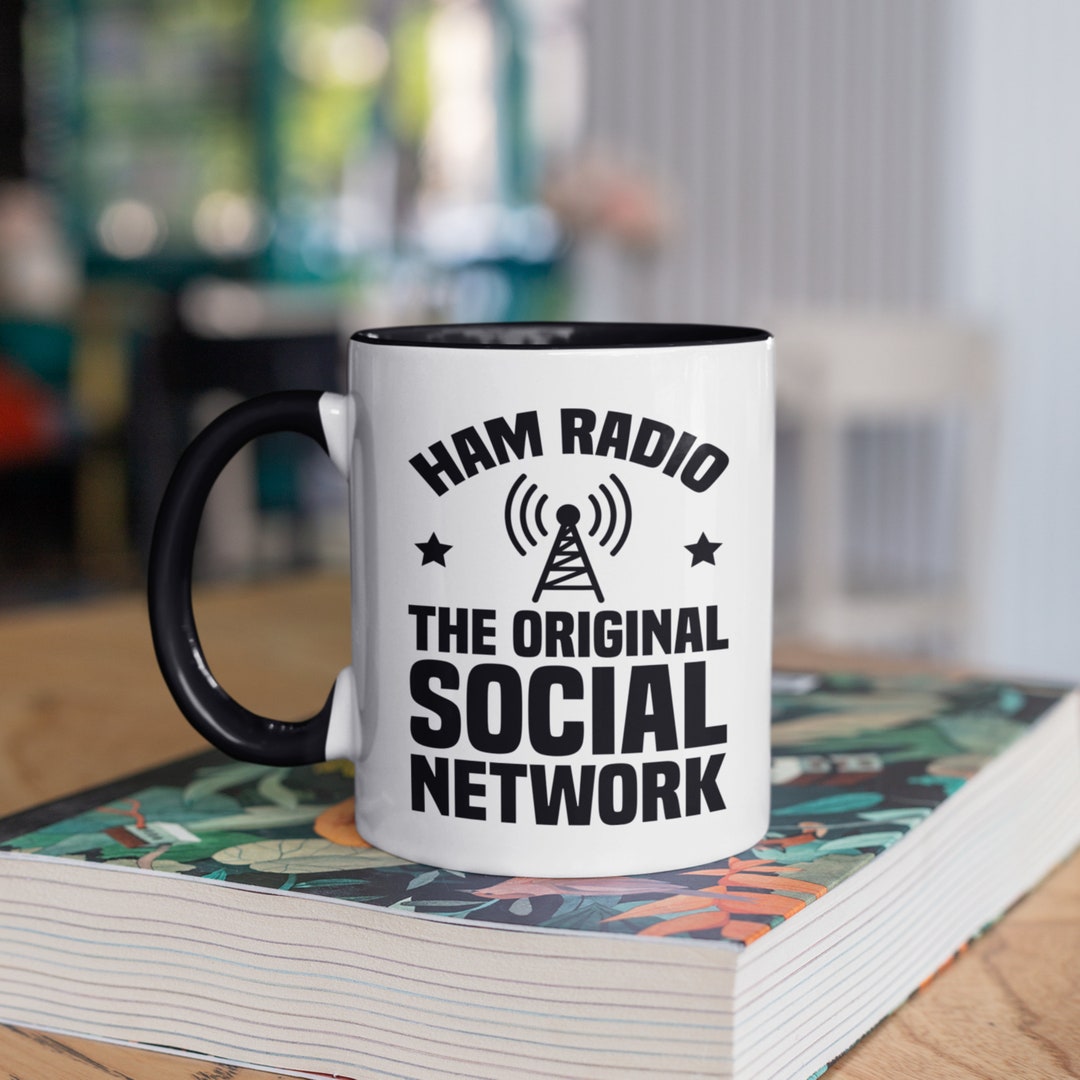 Ham Radio Operator Mug, Funny Original Social Network Mugs, Gifts for ...