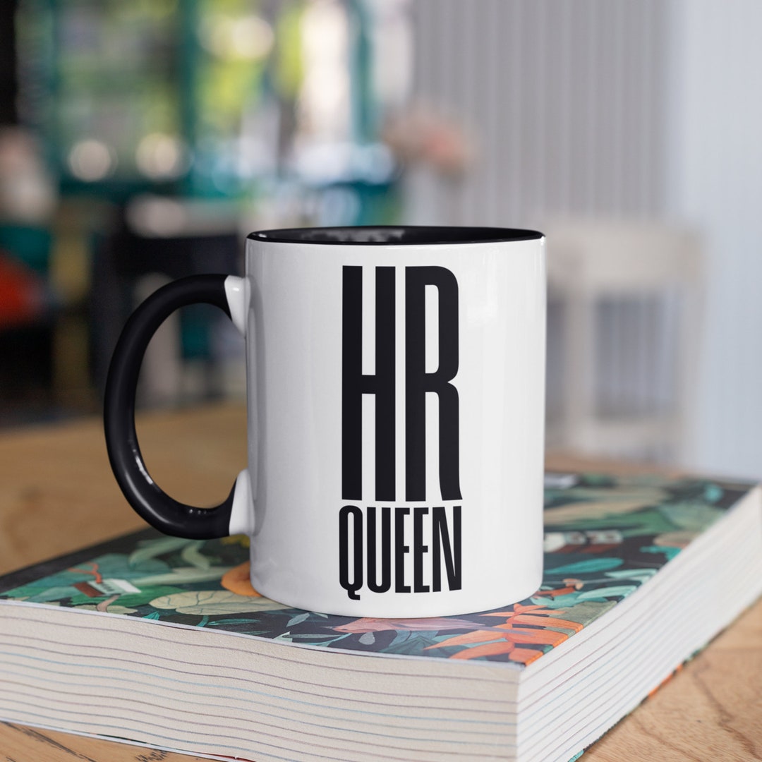 HR Queen Mug, Funny Human Resources Coffee Mug, Tumbler, Travel Mug ...