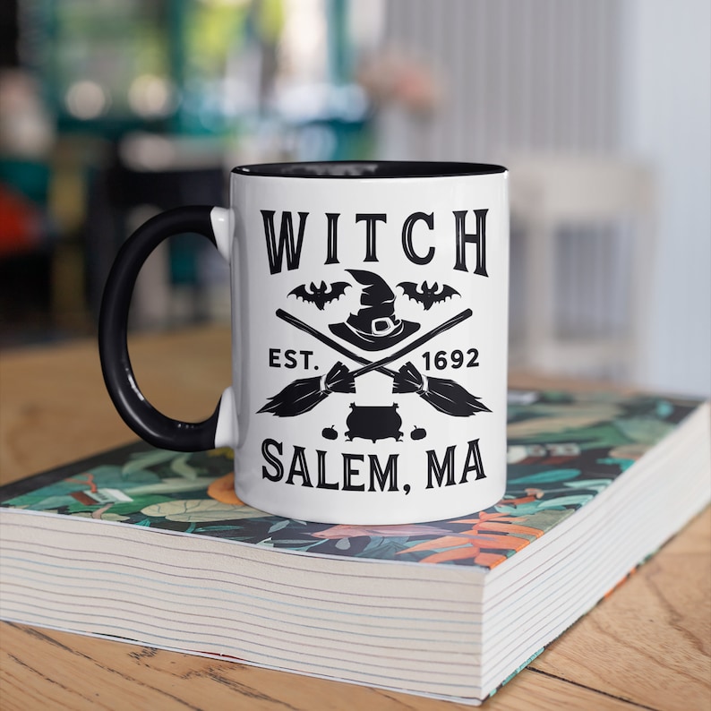 Salem Witch Mug Witch Trials Coffee Mugs Salem Souvenir - Etsy