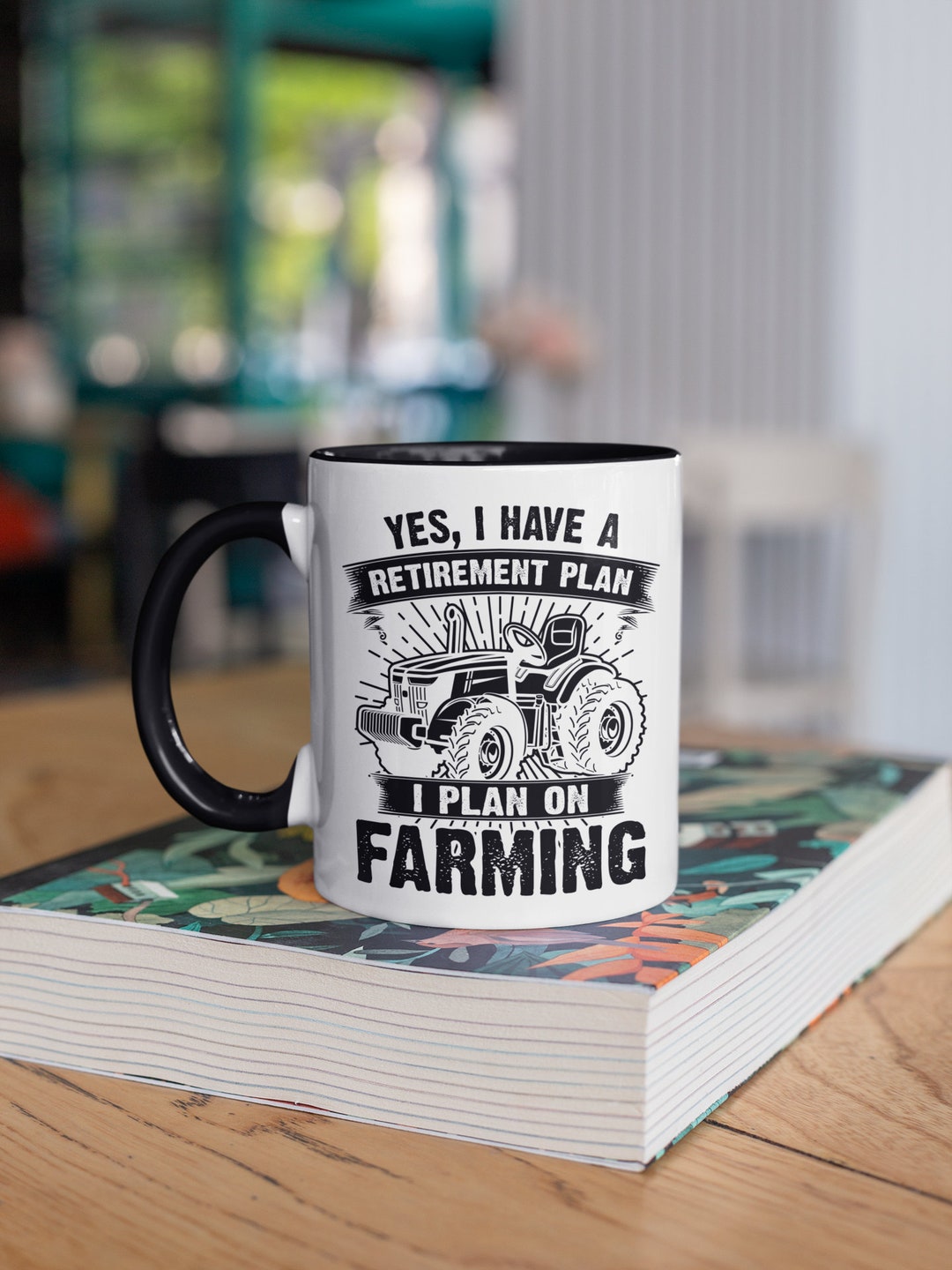 Farmer Retirement Mug, Farming Plan Tumbler, Agrarian Travel Mug, Farm ...
