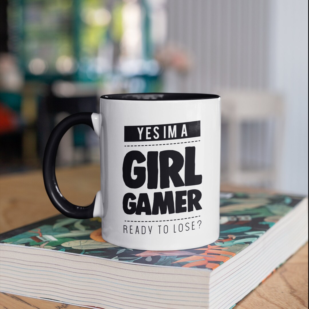 Funny Girl Gamer Mug, Computer Gamer Girl Coffee Mugs, Women Gamers ...
