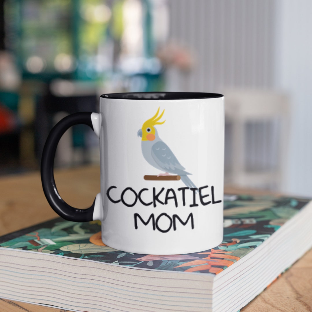 Cockatiel Mom Mug, Bird Mom Coffee Mugs, Cute Cockatiel Gift, Gifts ...