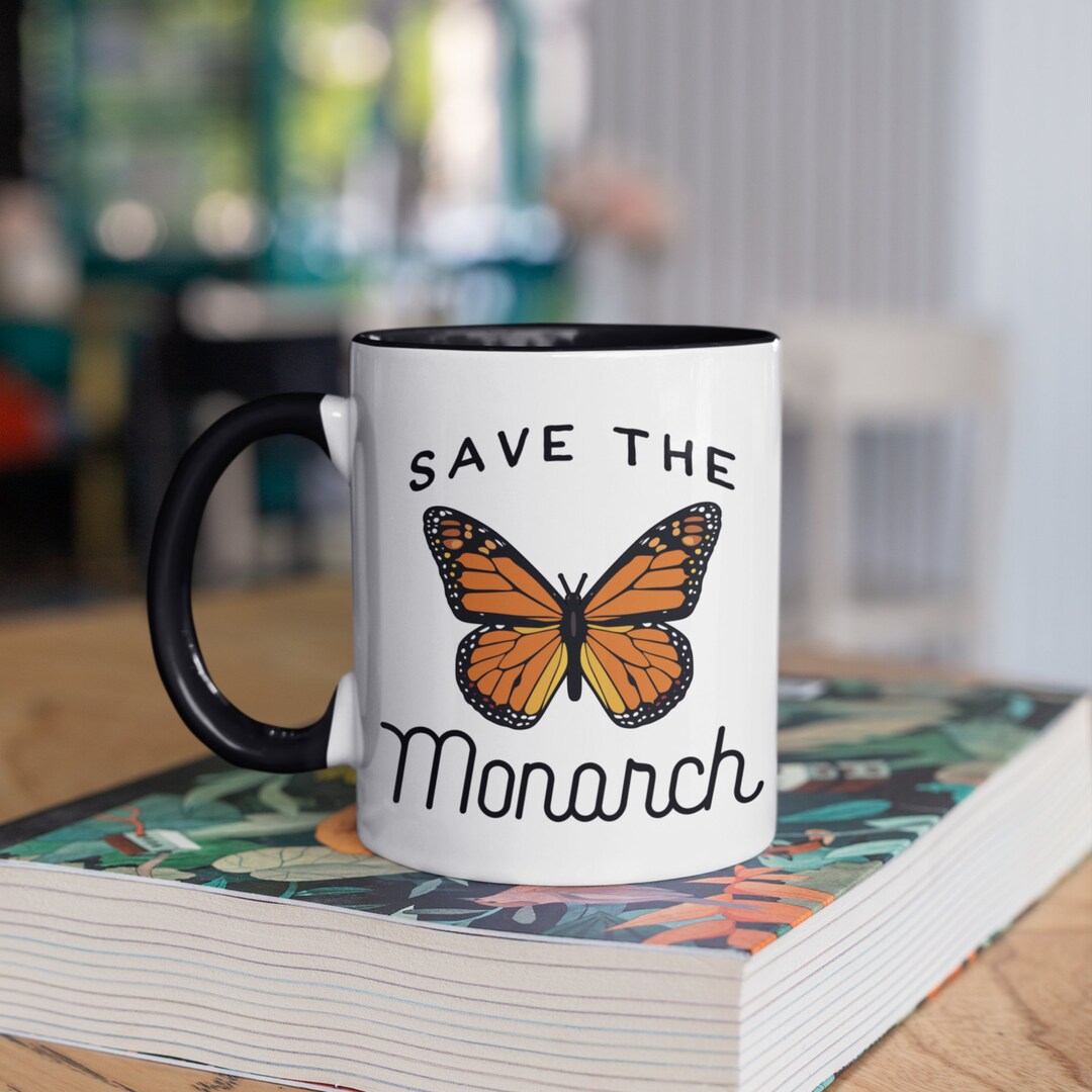 Save the Monarch Mug, Monarch Butterflies Coffee Mugs, Buttefly Tumbler ...