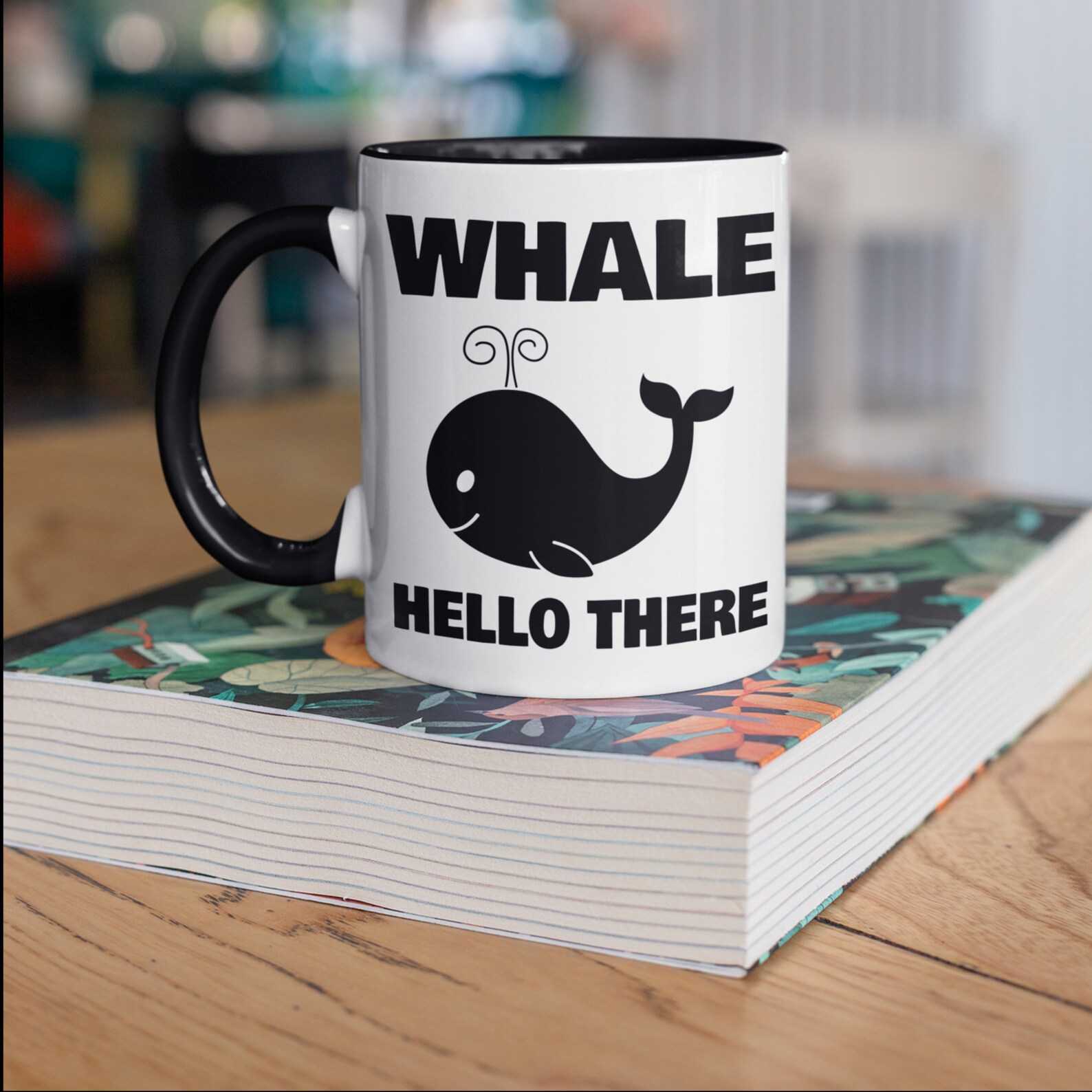 Whale Hello There Mug Funny Whale Coffee Mugs Gifts for - Etsy UK