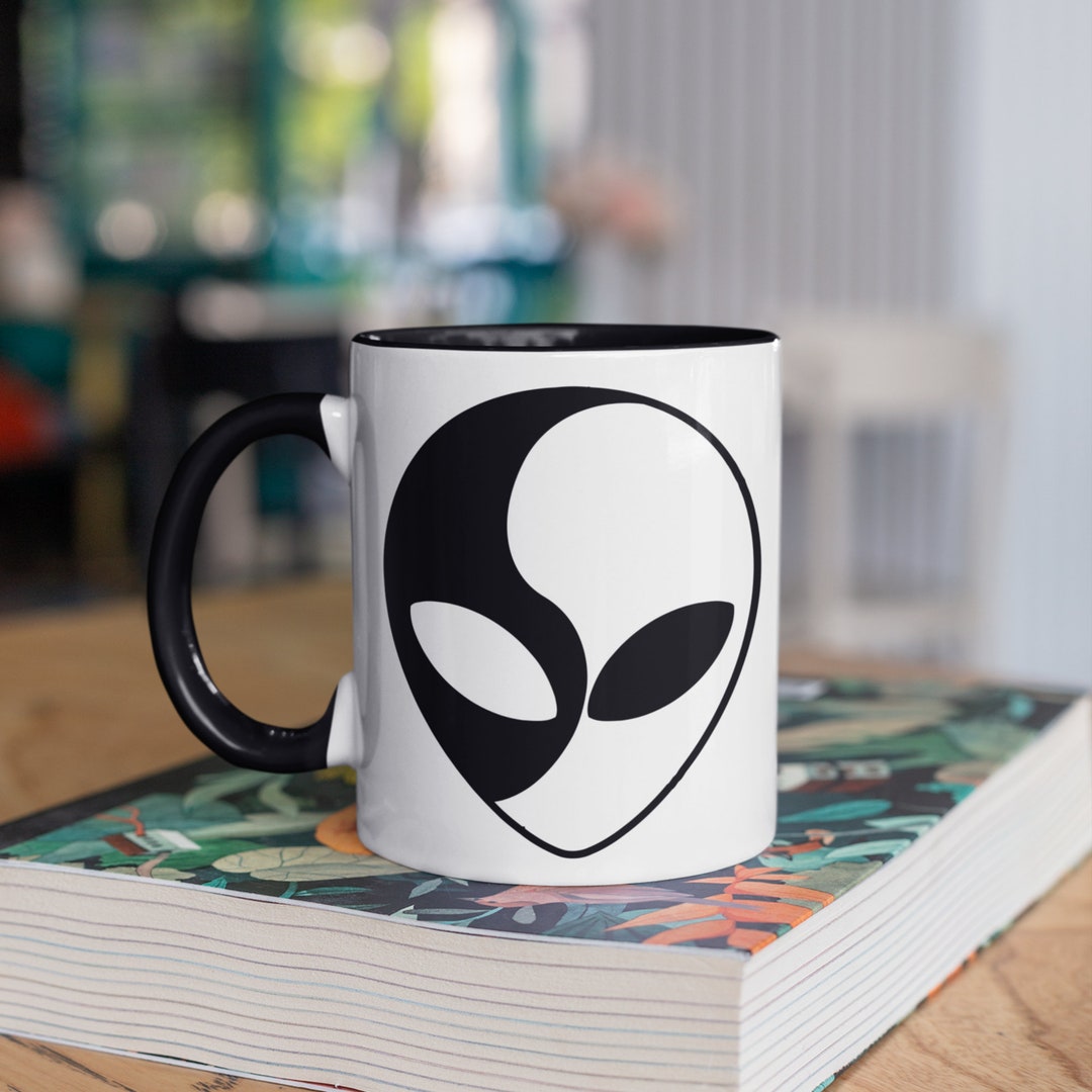 Yin Yang Alien Mug, Aliens Coffee Mugs, UFO Alien Believer Tumbler ...