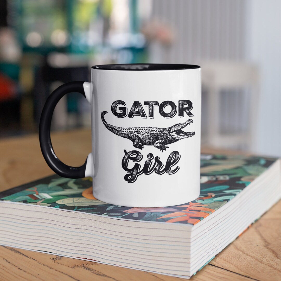 Gator Girl Mug, Cute Alligator Coffee Mugs, Swamp Gift, Gifts, Tumbler ...