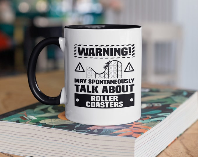 Roller Coaster Addict Mug Funny Rollercoaster Coffee Mugs - Etsy