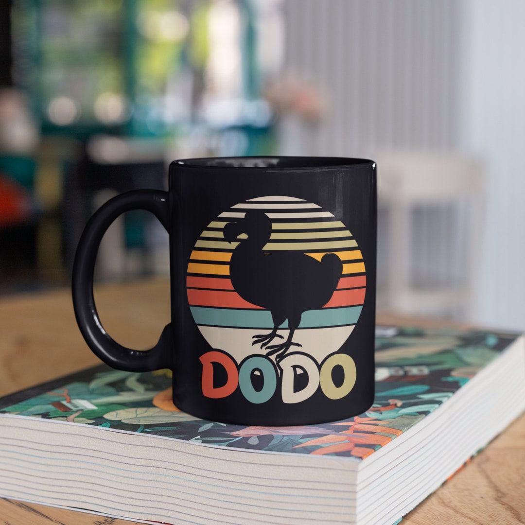 Retro Dodo Mug, Funny Dodo Bird Coffee Mugs, Tumbler Travel Mug Beer ...