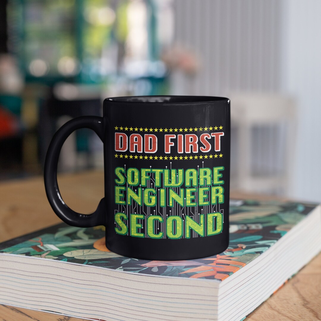 Software Engineer Dad Mug, Programmer Dads Coffee Mugs, Coder Fathers ...