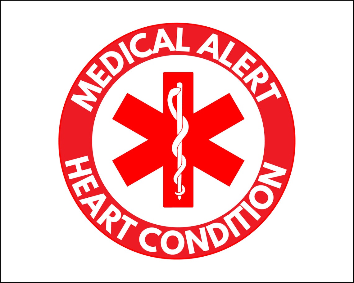 Medical Alert Bundle 1 SVG Cut File, Medical Svg, Medical Cut Files ...