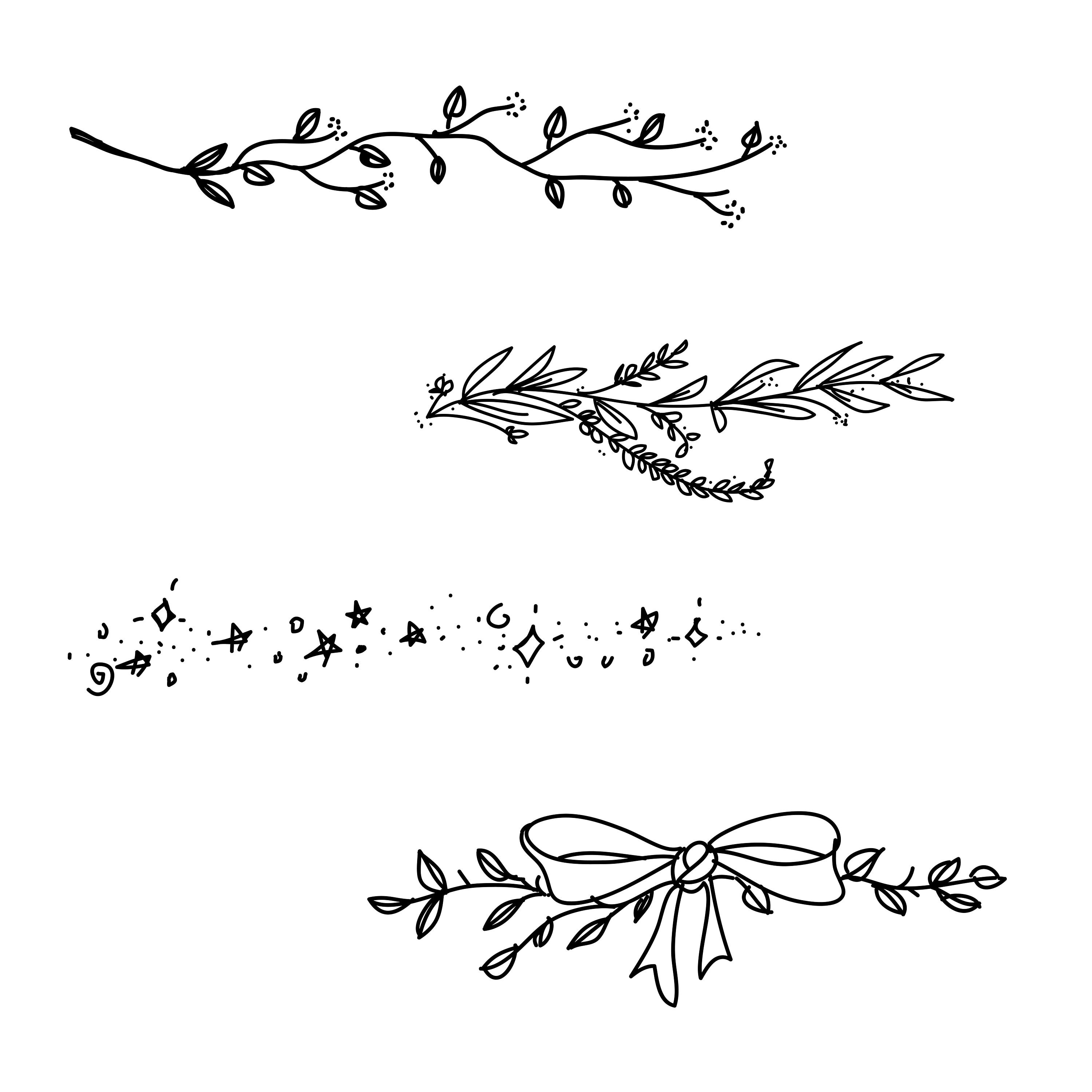 Floral Banner, Design Accents Bundle SVG Cut File, Floral Svg, Floral ...